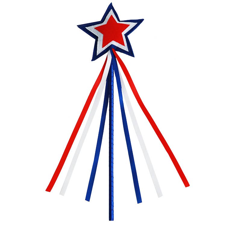 Red White and Blue Star Wand – Boujee Babies | Baby and Children's Store