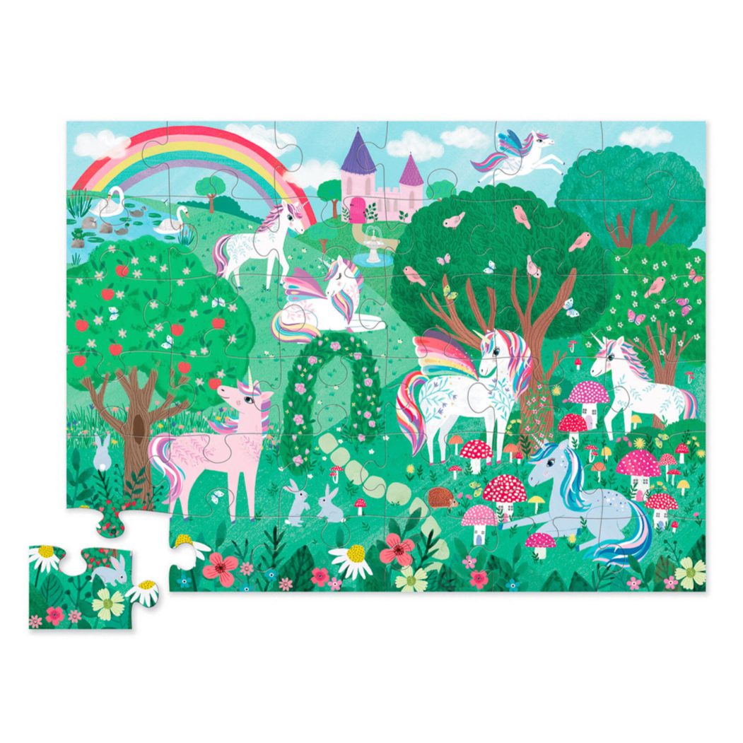 36-Pc Unicorn Dreams Puzzle – Boujee Babies | Baby and Children's Store